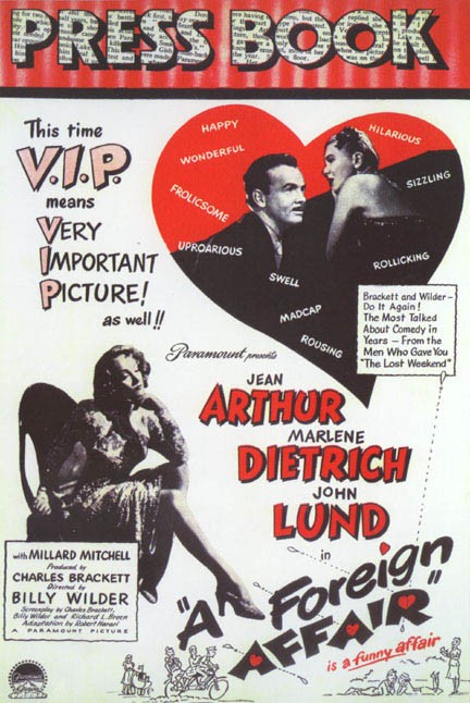 Frederick Hollander Music - Photo of 'Foreign Affair'