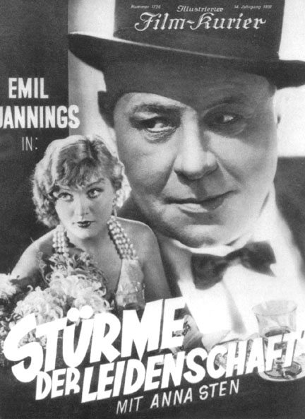 Frederick Hollander Music - Photo of 'Stürme der Leidenschaft'